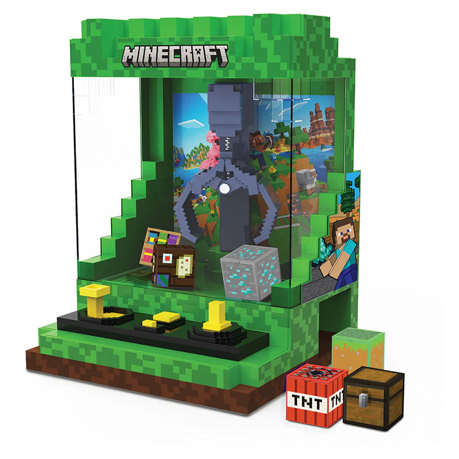 Minecraft Arcade Core Series Arcade Claw Crane Game Halamama Minecraft Arcade Core Series Arcade Claw Crane Game Halamama