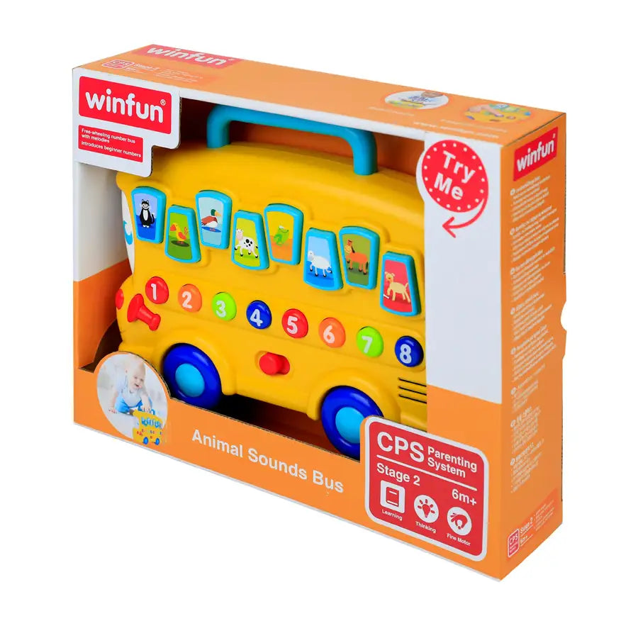 Animal Sounds Bus Toy for Kids | Halamama's Premium at best price ...